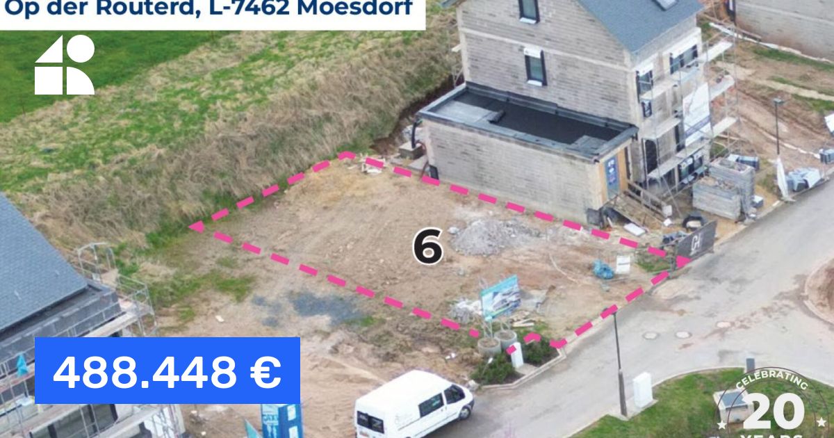 Terrain constructible à vendre à Mersch